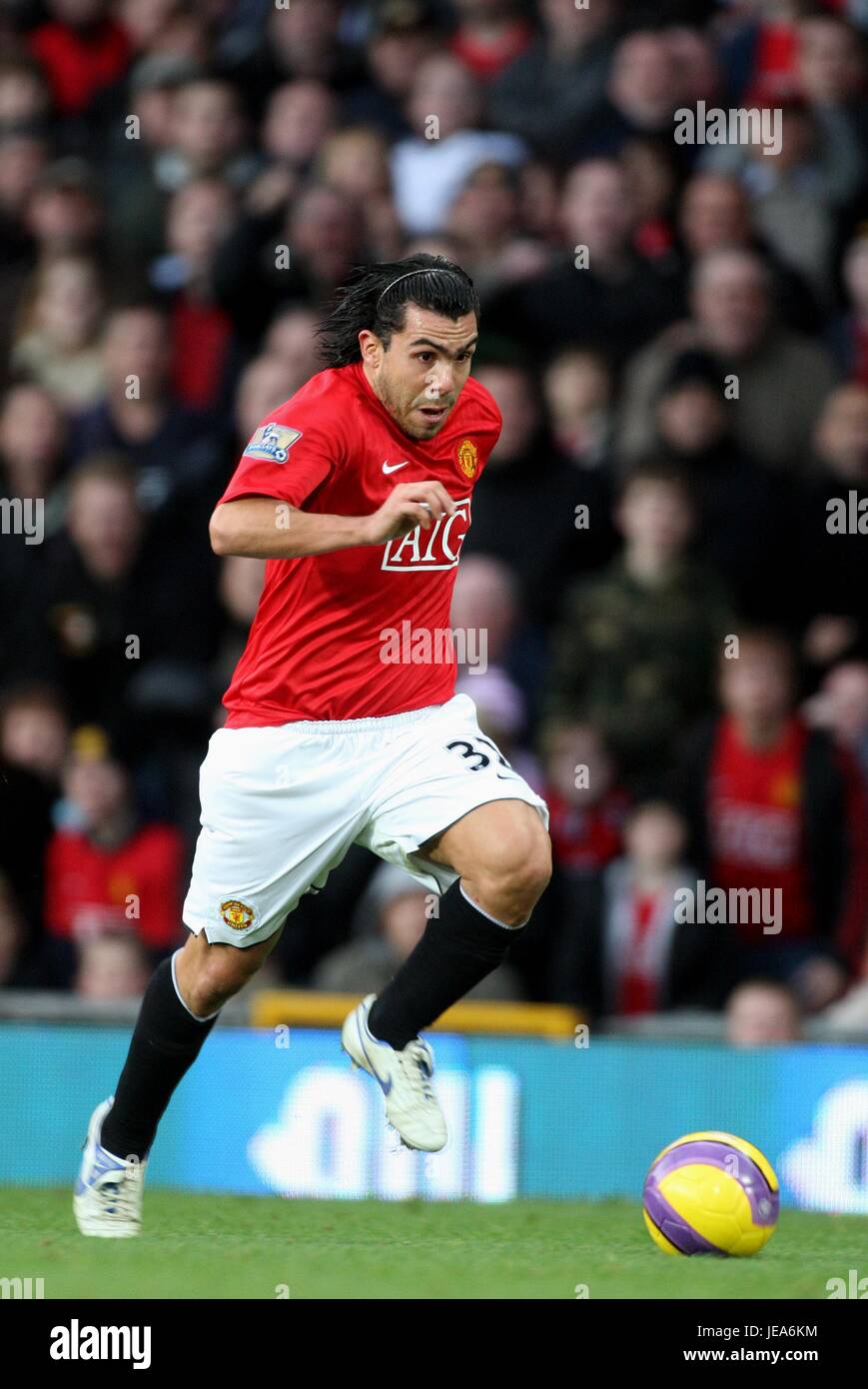 CARLOS TEVEZ MANCHESTER UNITED FC OLD TRAFFORD MANCHESTER ENGLAND 11 ...