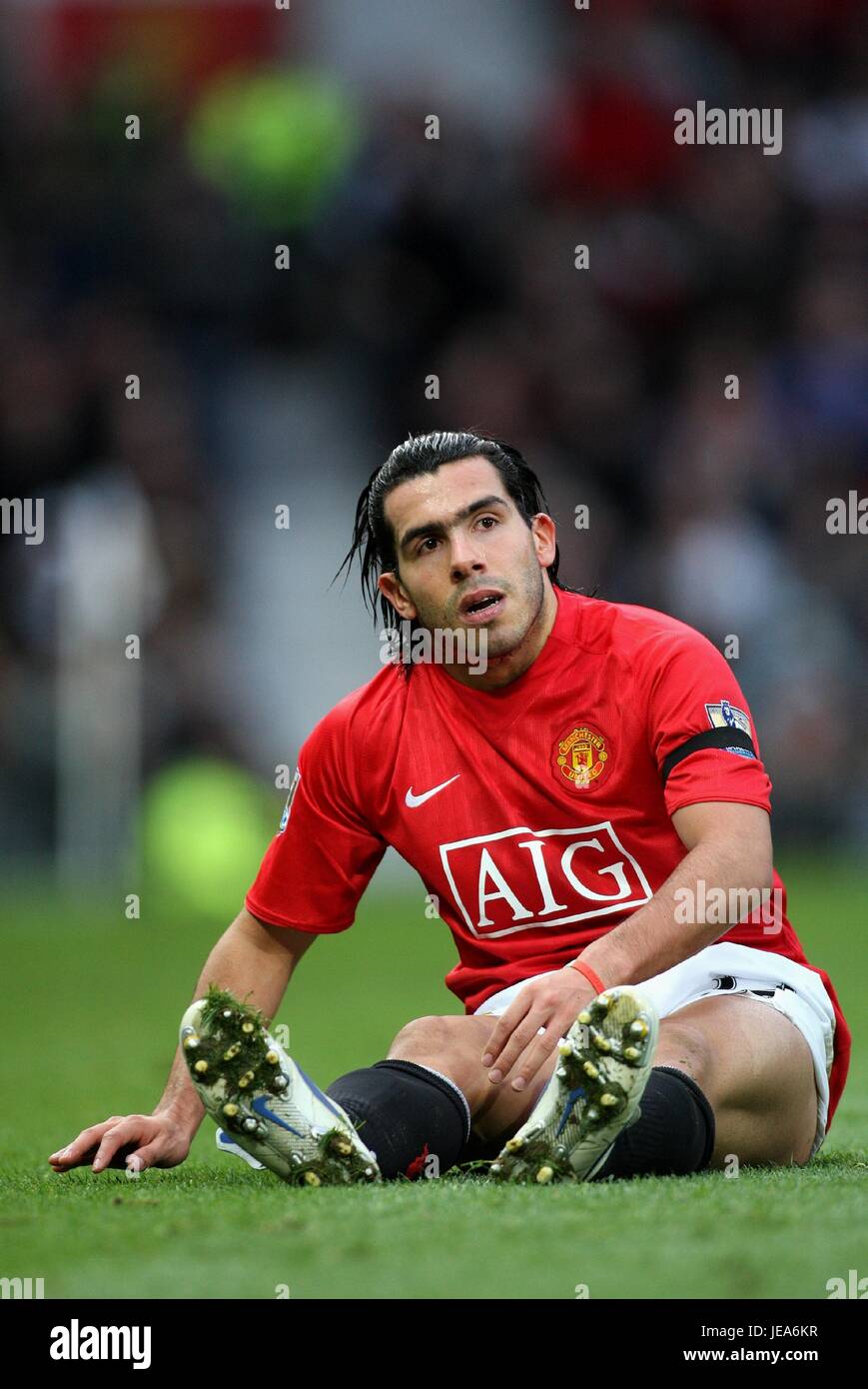 CARLOS TEVEZ MANCHESTER UNITED FC OLD TRAFFORD MANCHESTER ENGLAND 11 ...