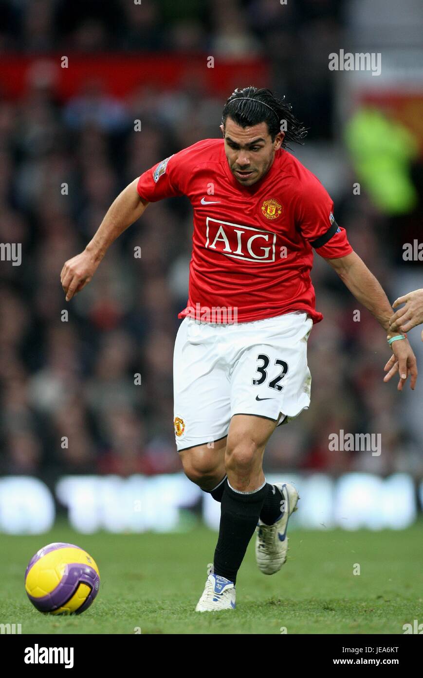 CARLOS TEVEZ MANCHESTER UNITED FC OLD TRAFFORD MANCHESTER ENGLAND 11 ...