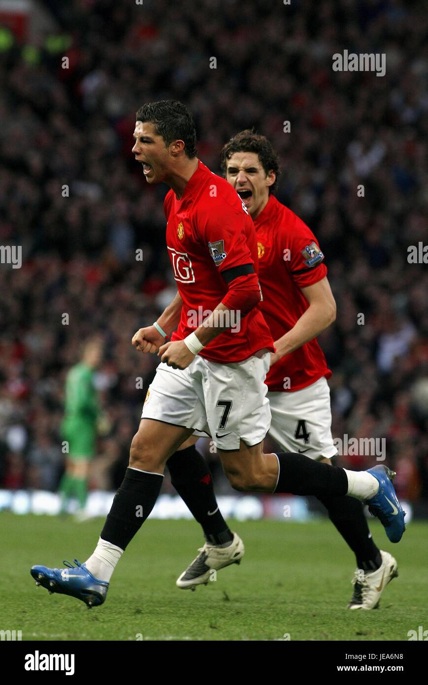 CRISTIANO RONALDO MANCHESTER UNITED FC OLD TRAFFORD MANCHESTER ENGLAND ...