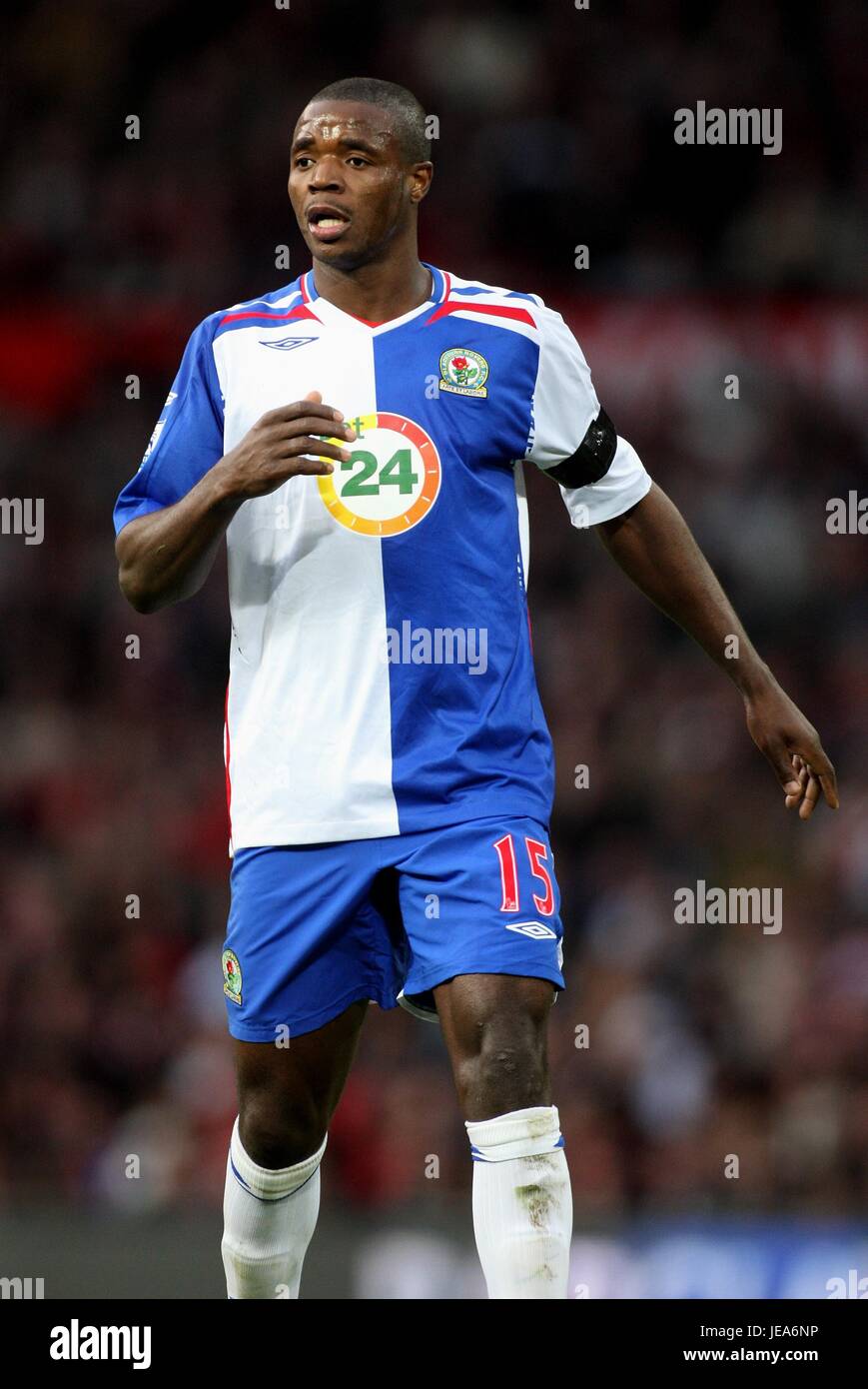 AARON MOKOENA BLACKBURN ROVERS FC OLD TRAFFORD MANCHESTER ENGLAND 11 ...