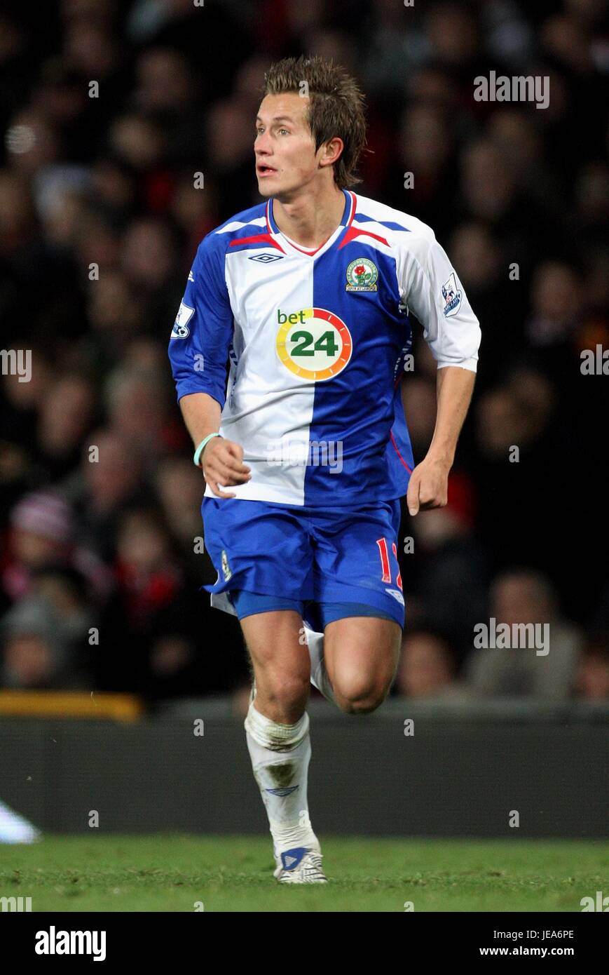 MORTEN GAMST PEDERSEN BLACKBURN ROVERS FC OLD TRAFFORD MANCHESTER ...