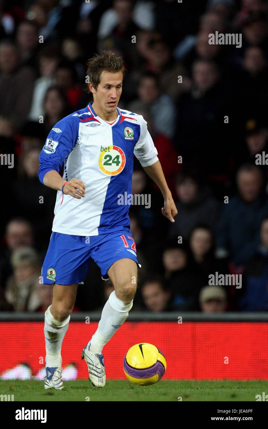 MORTEN GAMST PEDERSEN BLACKBURN ROVERS FC OLD TRAFFORD MANCHESTER ...