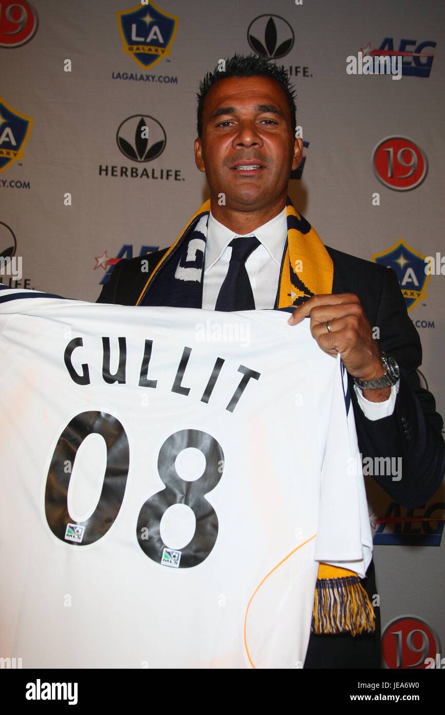 RUUD GULLIT LOS ANGELES GALAXY HOME DEPOT CENTRE CARSON CALIFORNIA USA ...