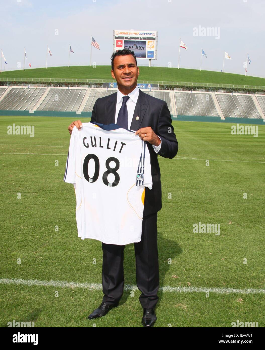 RUUD GULLIT LOS ANGELES GALAXY HOME DEPOT CENTRE CARSON CALIFORNIA USA ...