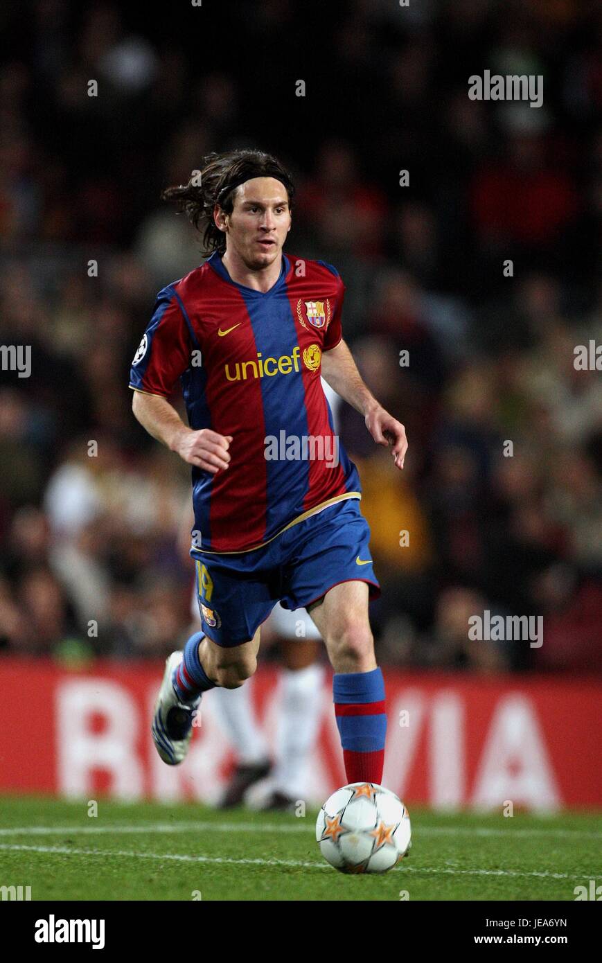 Lionel messi barcelona 2007 hi-res stock photography and images - Alamy