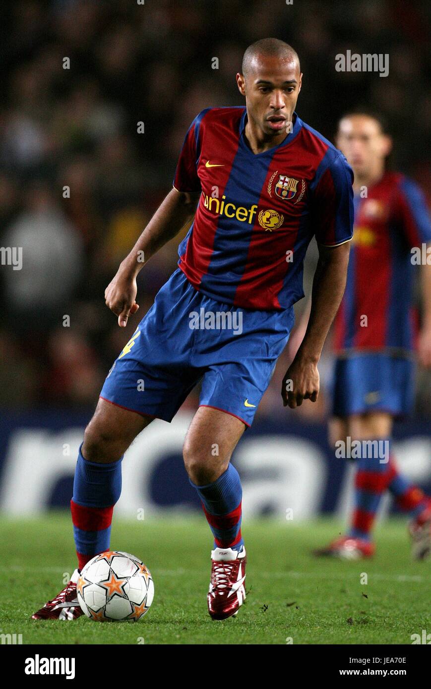 THIERRY HENRY FC BARCELONA NOU CAMP BARCELONA SPAIN 07 November 2007 ...