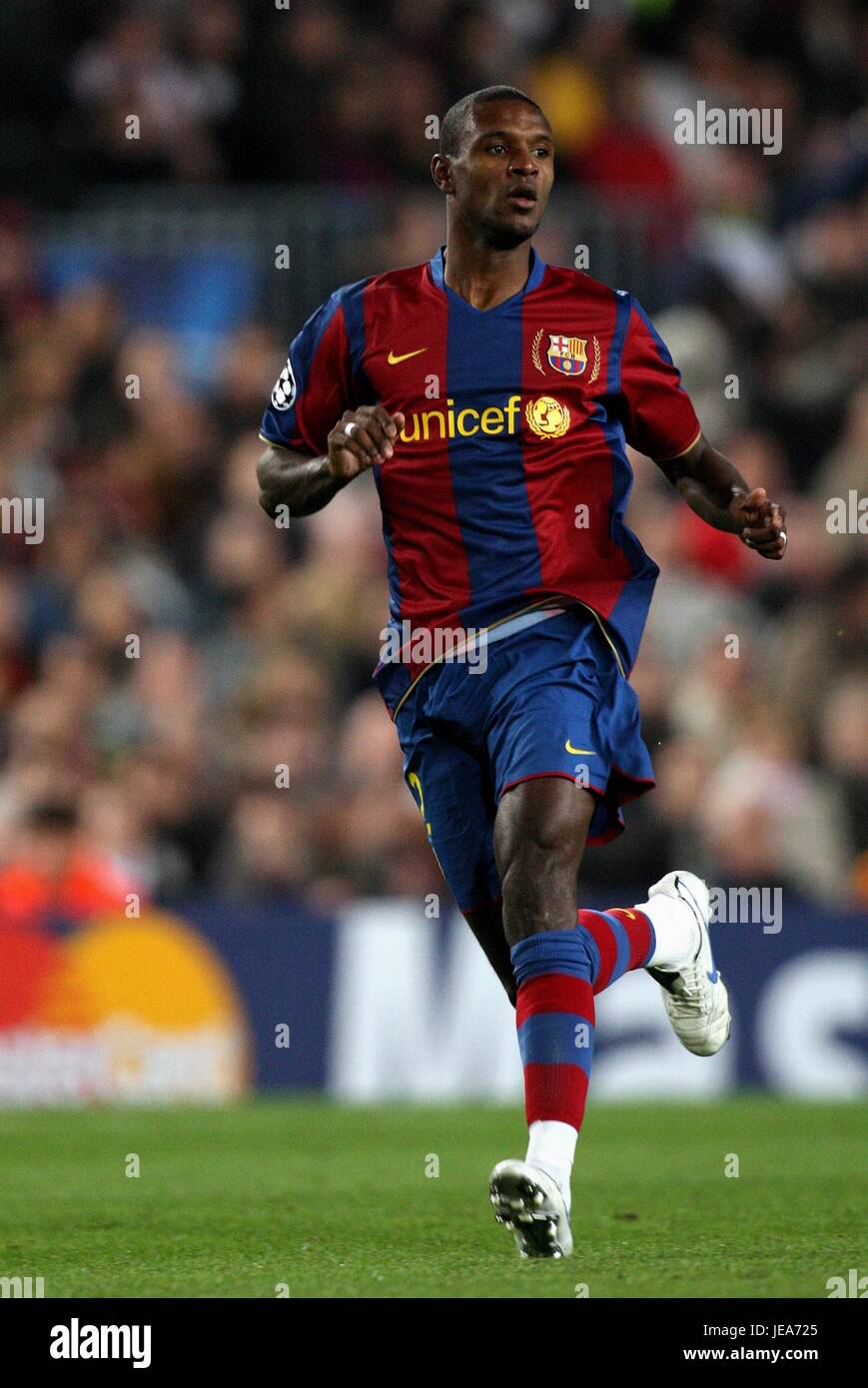 ERIC ABIDAL FC BARCELONA NOU CAMP BARCELONA SPAIN 07 November 2007 ...