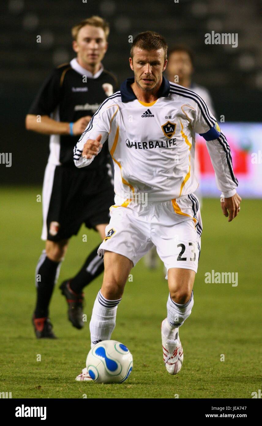 DAVID BECKHAM LA GALAXY V HOLLYWOOD UNITED HOME DEPOT CENTRE CARSON LOS ...