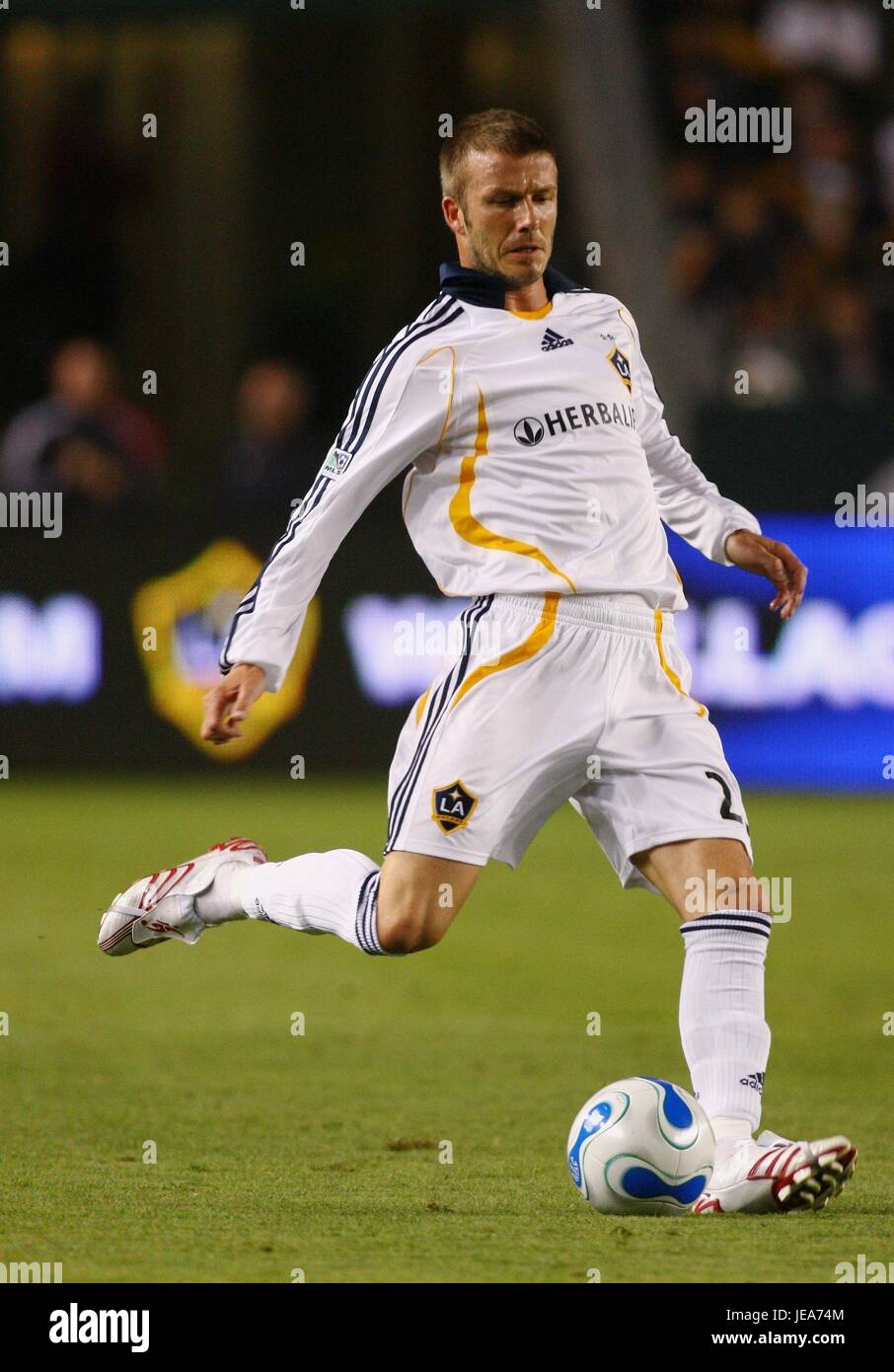 DAVID BECKHAM LA GALAXY V HOLLYWOOD UNITED HOME DEPOT CENTRE CARSON LOS ...