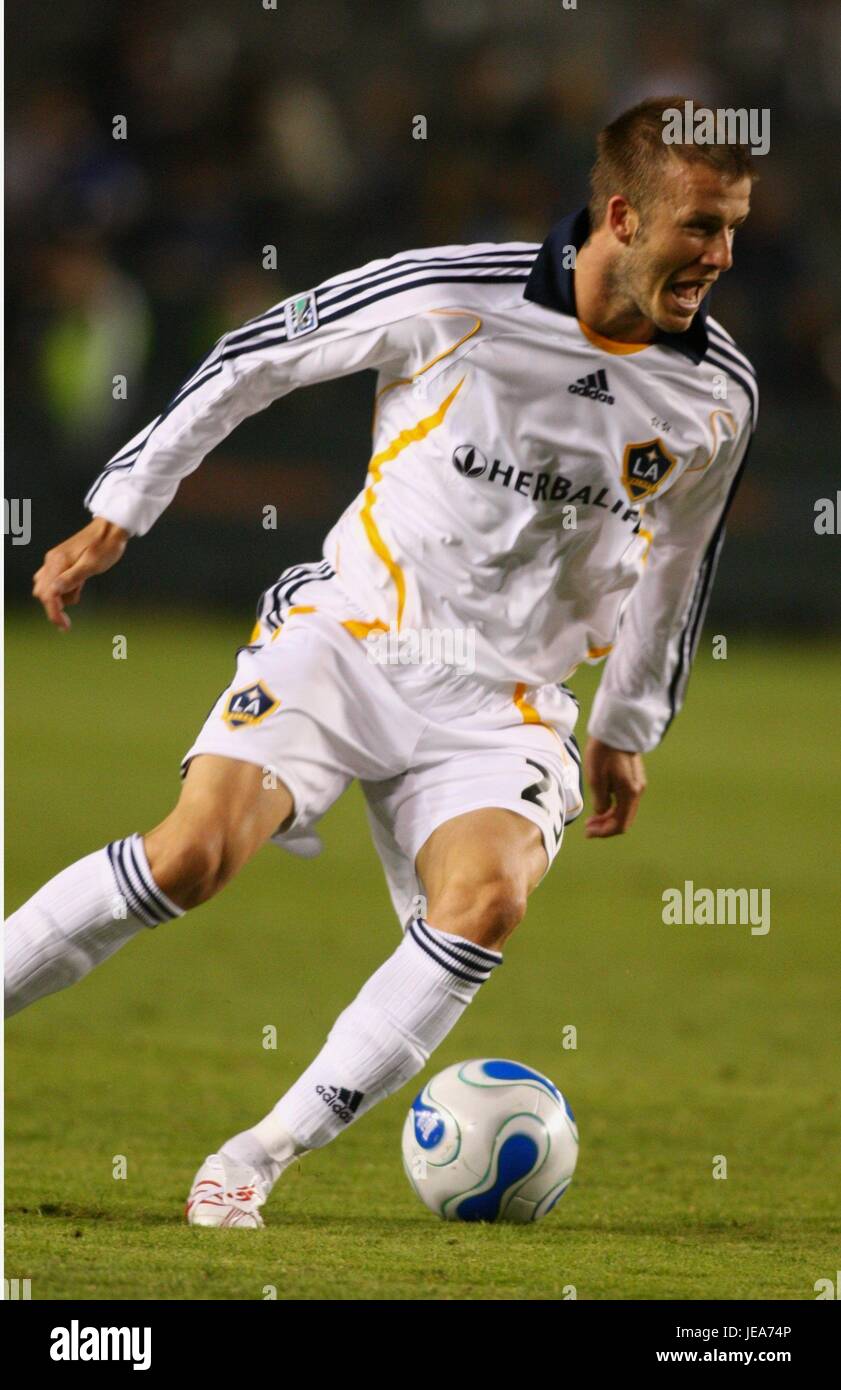 DAVID BECKHAM LA GALAXY V HOLLYWOOD UNITED HOME DEPOT CENTRE CARSON LOS ...