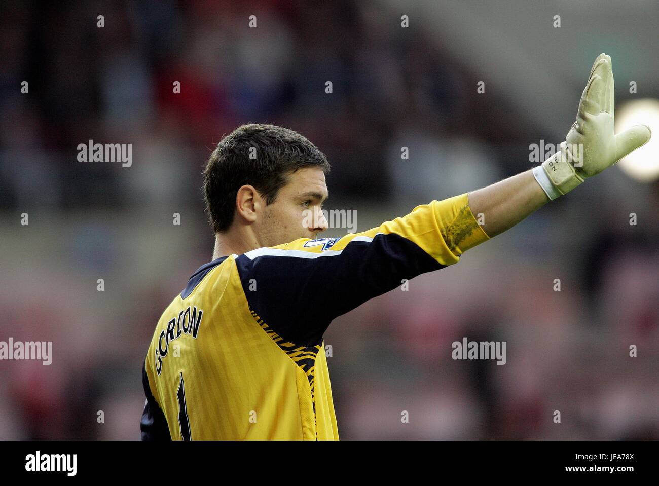 CRAIG GORDON SUNDERLAND FC STADIUM OF LIGHT SUNDERLAND ENGLAND 27 ...