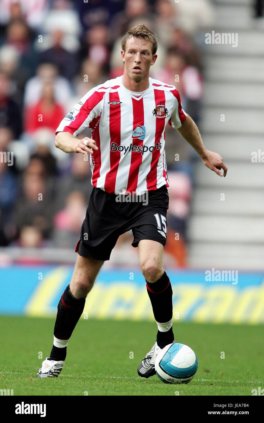 DANNY COLLINS SUNDERLAND FC STADIUM OF LIGHT SUNDERLAND ENGLAND 27 ...