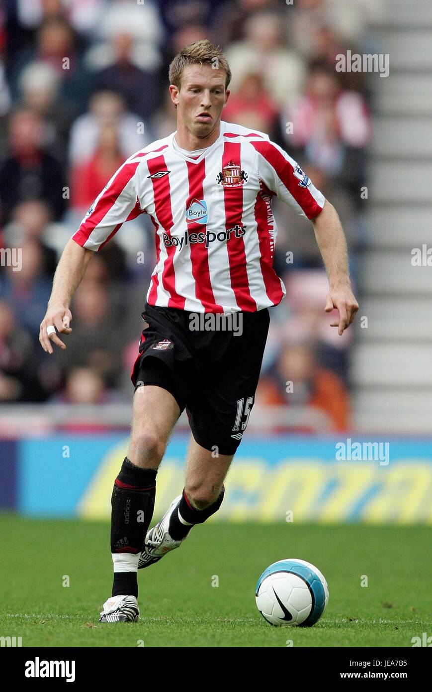 DANNY COLLINS SUNDERLAND FC STADIUM OF LIGHT SUNDERLAND ENGLAND 27 ...