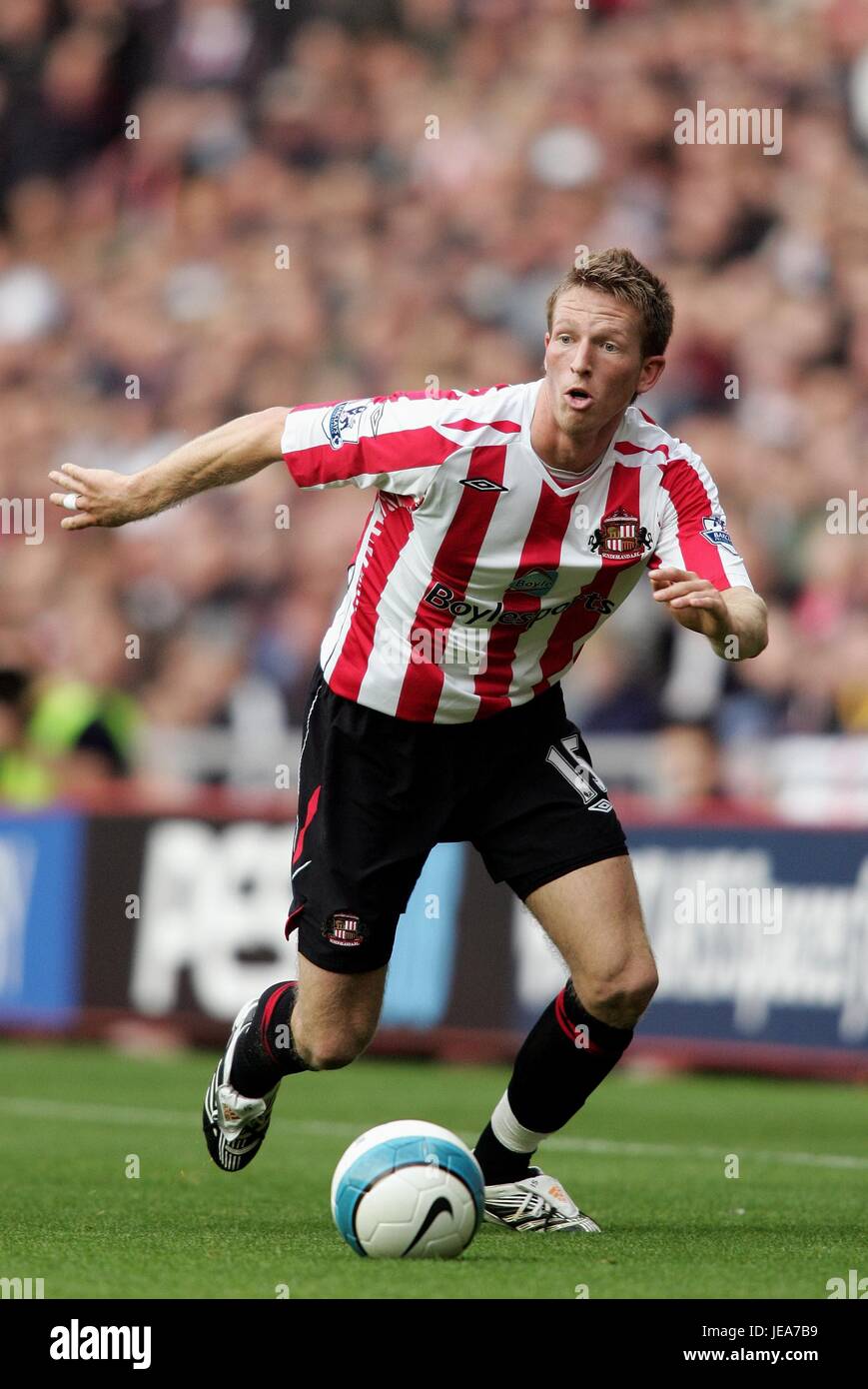 DANNY COLLINS SUNDERLAND FC STADIUM OF LIGHT SUNDERLAND ENGLAND 27 ...