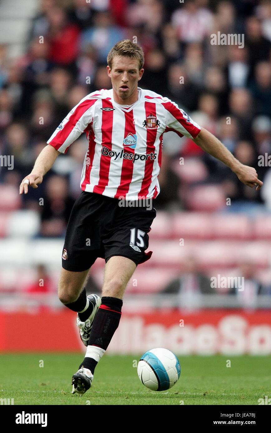 DANNY COLLINS SUNDERLAND FC STADIUM OF LIGHT SUNDERLAND ENGLAND 27 ...