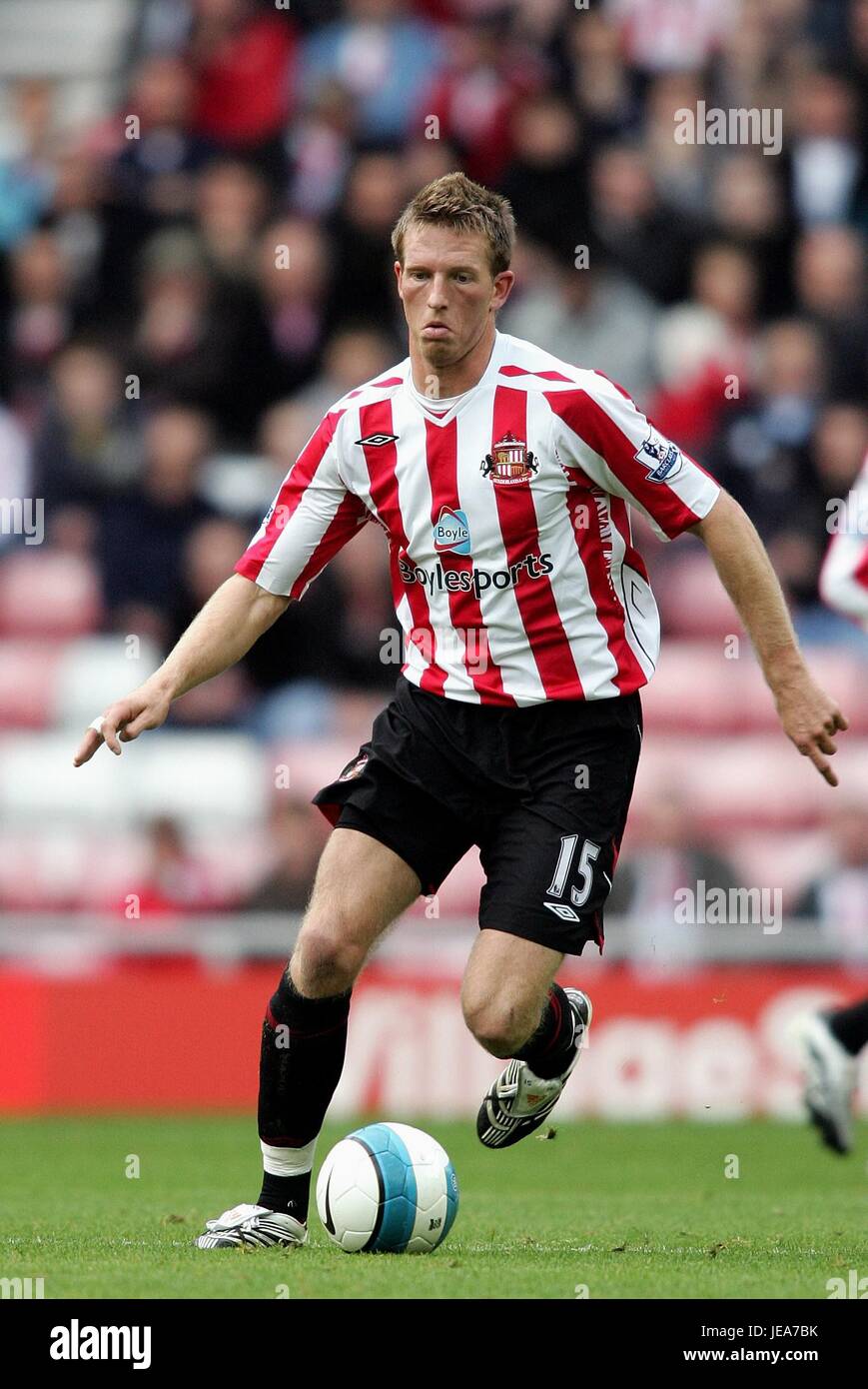 DANNY COLLINS SUNDERLAND FC STADIUM OF LIGHT SUNDERLAND ENGLAND 27 ...