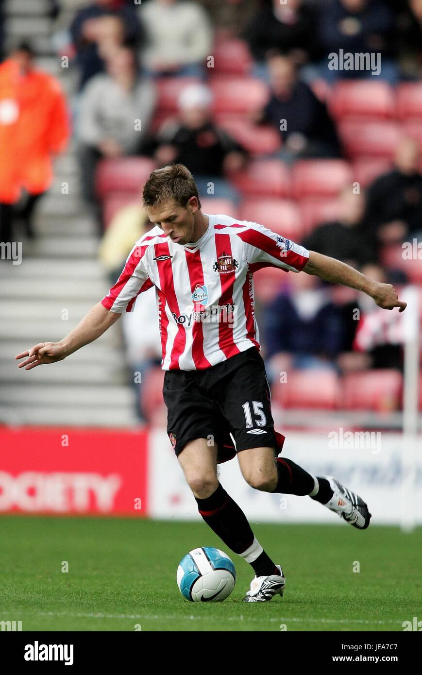 DANNY COLLINS SUNDERLAND FC STADIUM OF LIGHT SUNDERLAND ENGLAND 27 ...