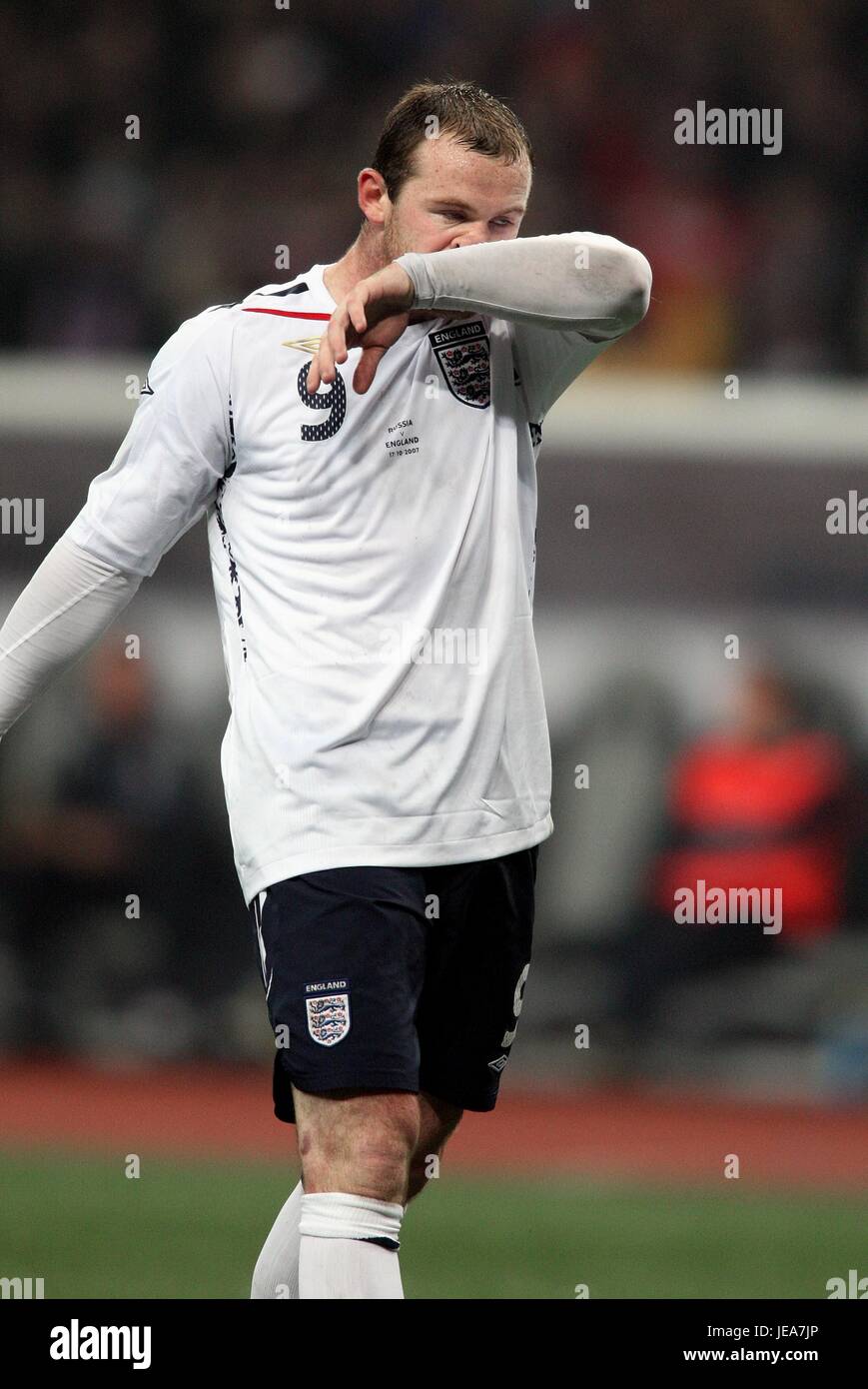 WAYNE ROONEY, ENGLAND and MANCHESTER UNITED FC, RUSSIA V ENGLAND, 2007 ...