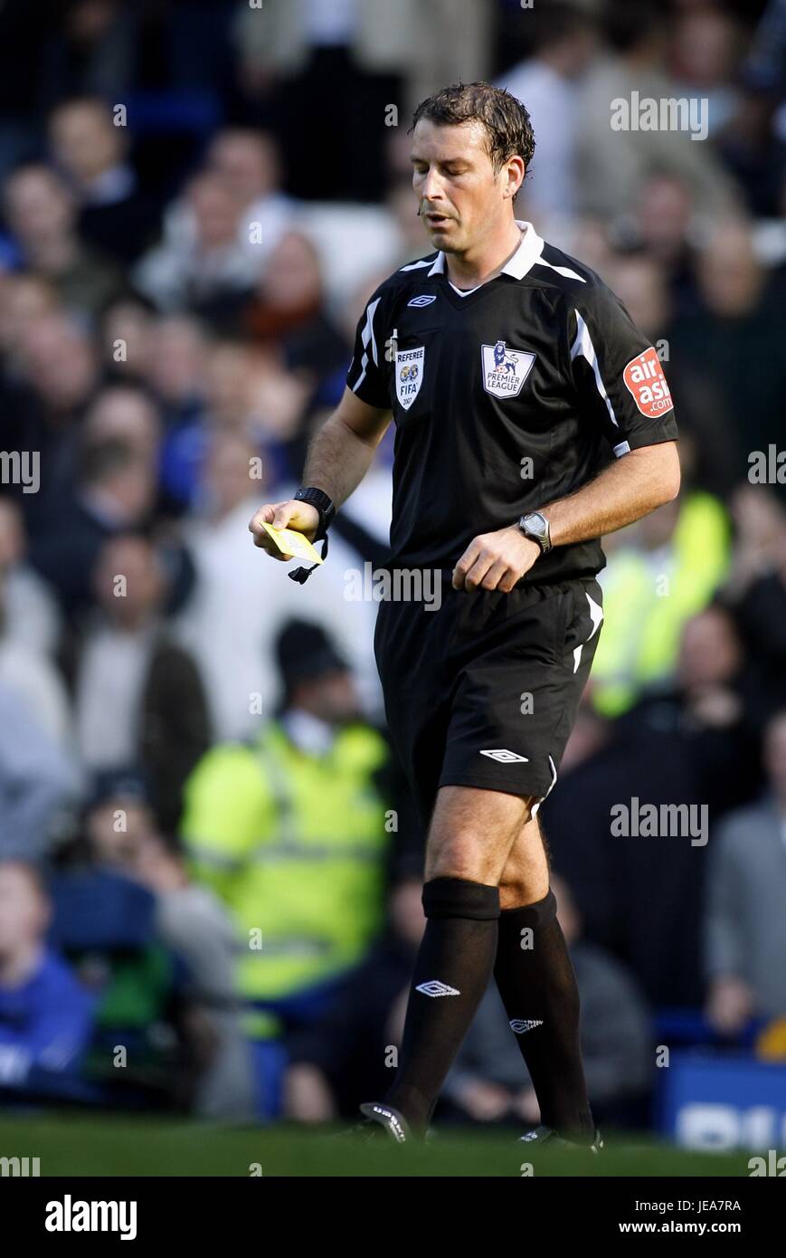 MARK CLATTENBURG PREMIERSHIP REFEREE GOODISON PARK LIVERPOOL ENGLAND 20 ...