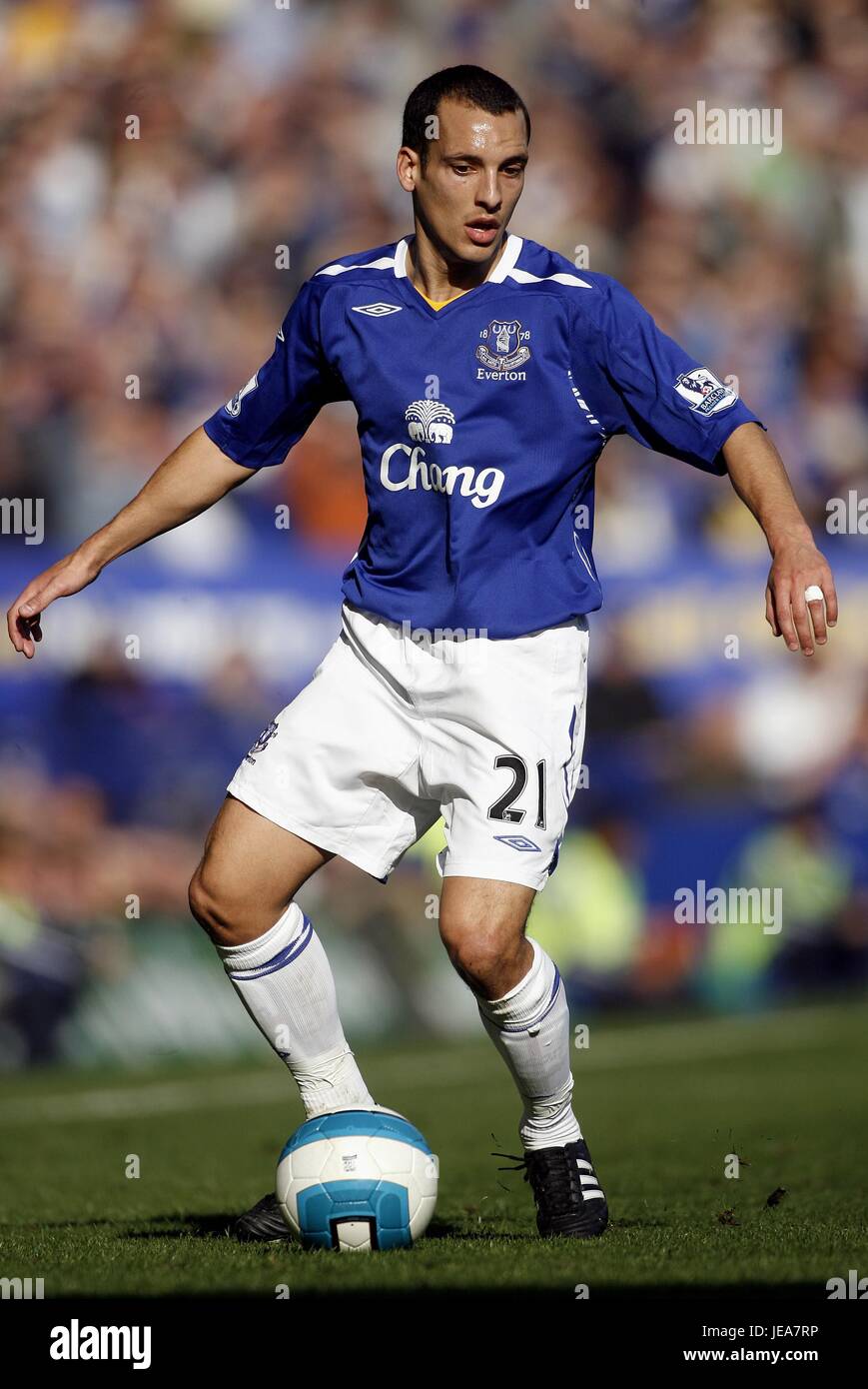 LEON OSMAN EVERTON FC GOODISON PARK LIVERPOOL ENGLAND 20 October 2007 ...