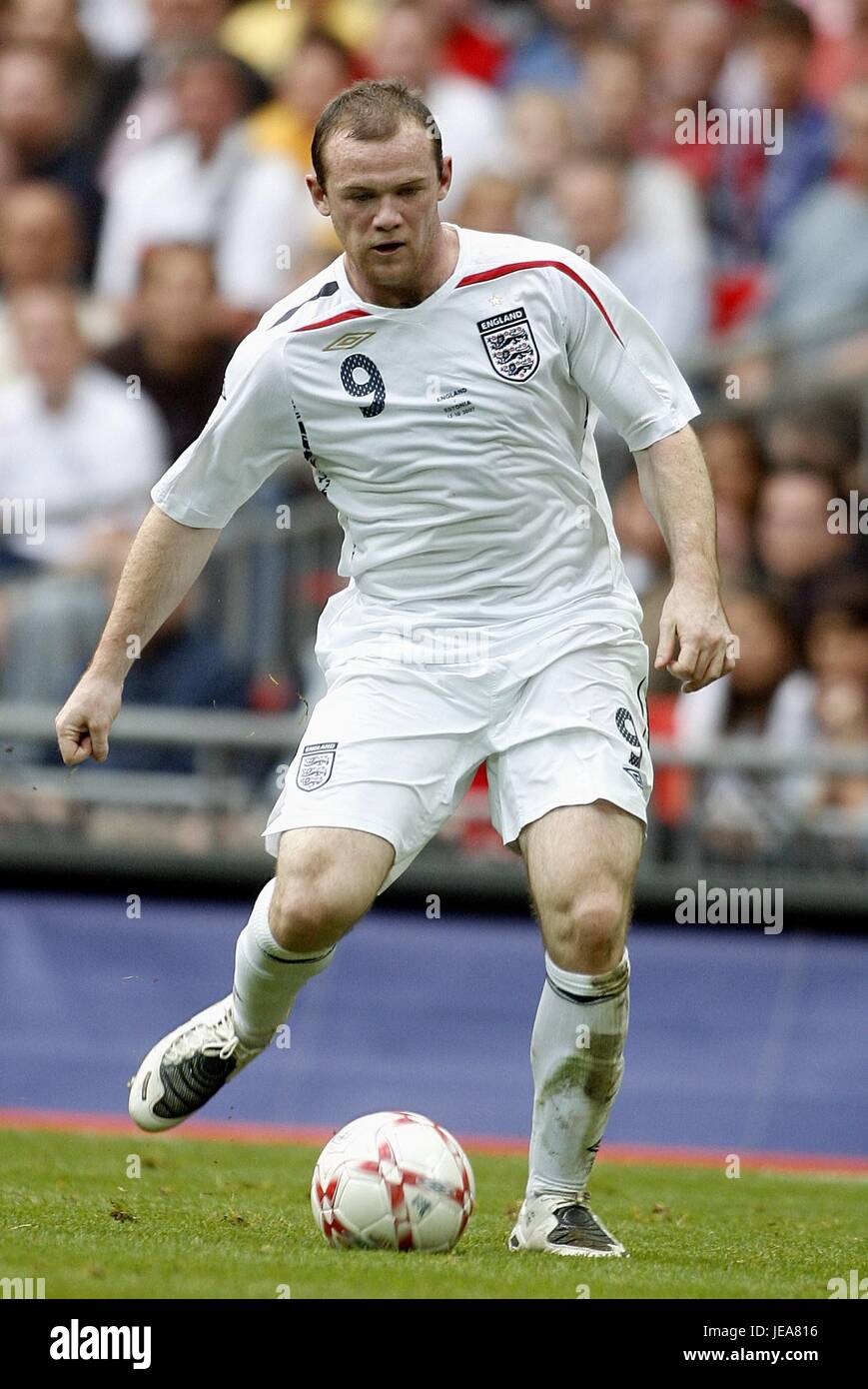 WAYNE ROONEY, ENGLAND and MANCHESTER UNITED FC, ENGLAND V ESTONIA, 2007 ...