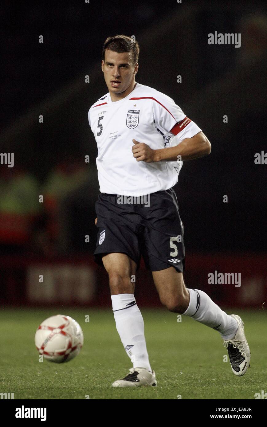 STEVEN TAYLOR ENGLAND U21& NEWCASTLE UNITED WALKERS STADIUM LEICESTER ...