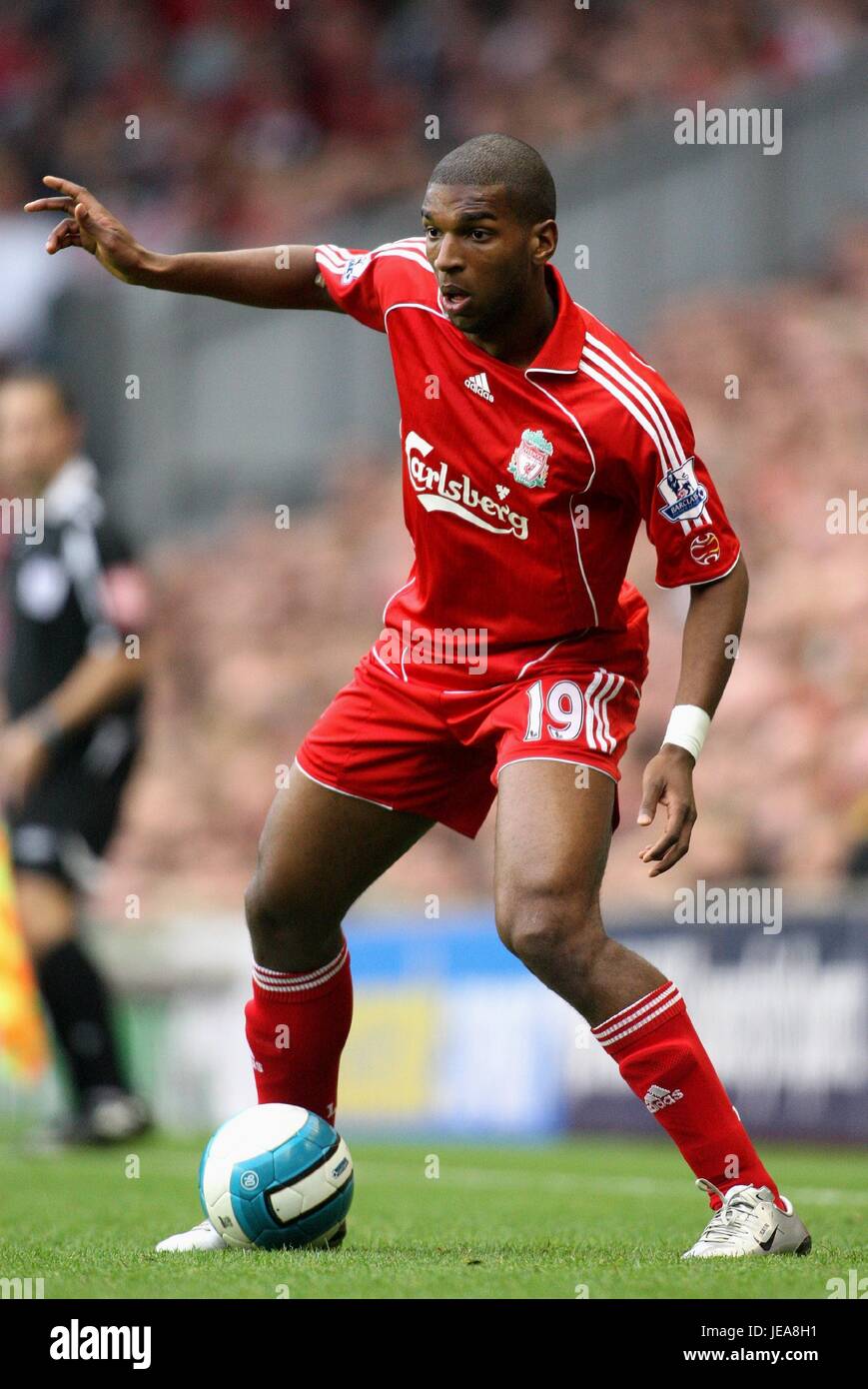 RYAN BABEL LIVERPOOL FC ANFIELD LIVERPOOL ENGLAND 07 October 2007 Stock ...