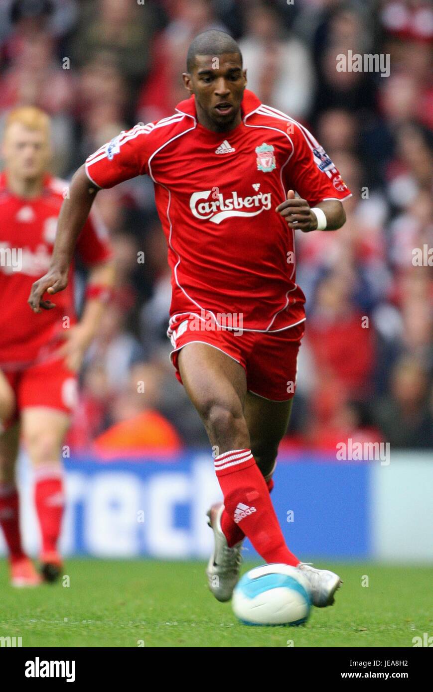 RYAN BABEL LIVERPOOL FC ANFIELD LIVERPOOL ENGLAND 07 October 2007 Stock ...