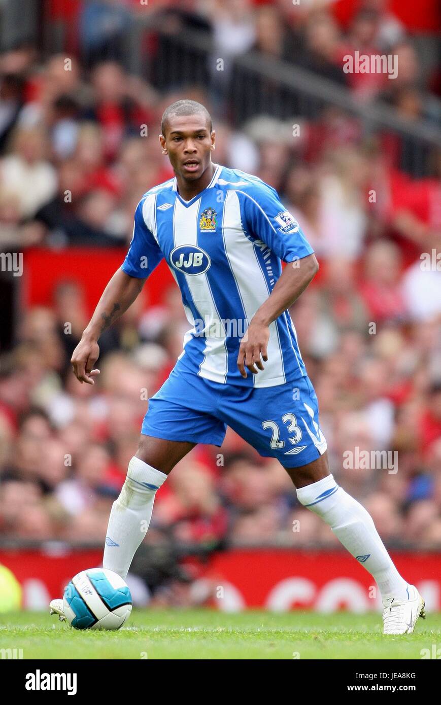 MARCUS BENT WIGAN ATHLETIC FC OLD TRAFFORD MANCHESTER ENGLAND 06 ...