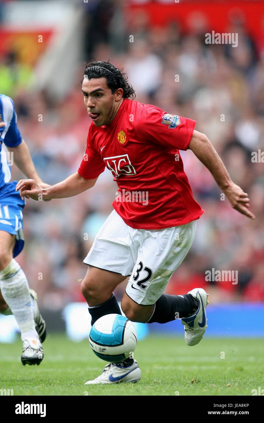 CARLOS TEVEZ MANCHESTER UNITED FC OLD TRAFFORD MANCHESTER ENGLAND 06 ...