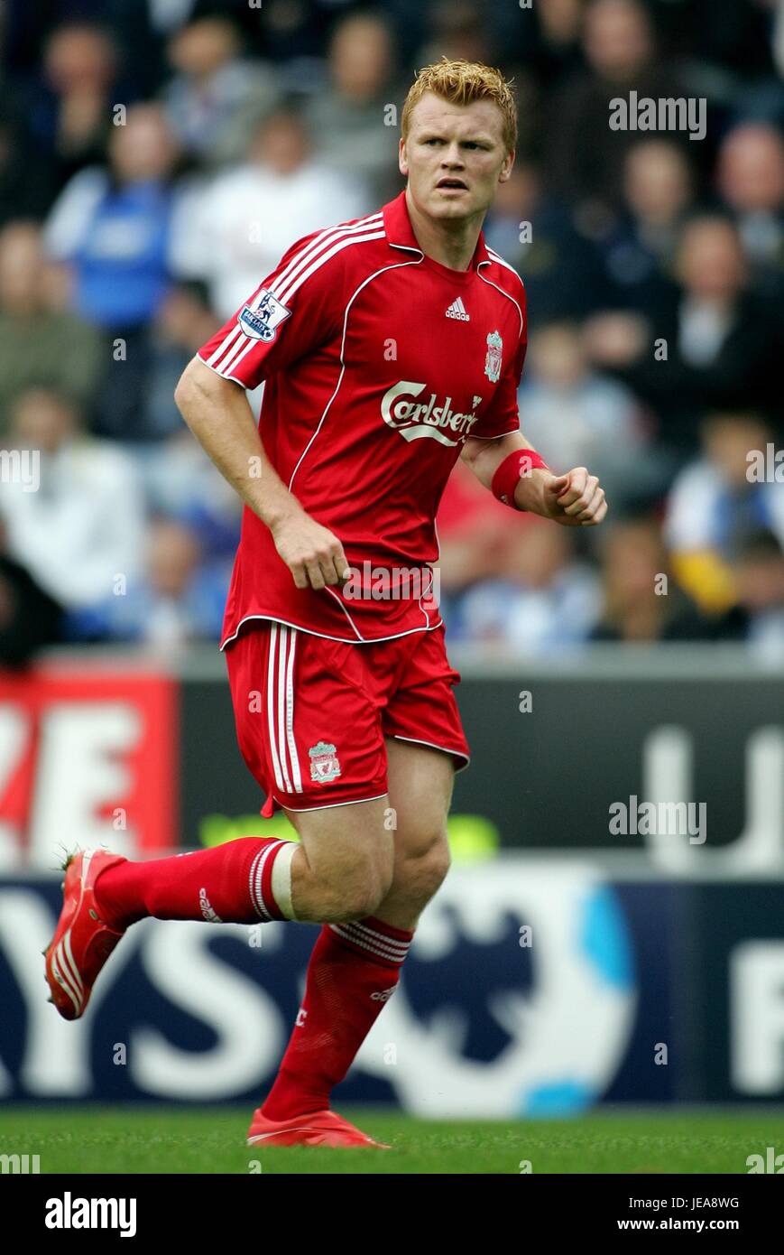 JOHN ARNE RIISE LIVERPOOL FC JJB STADIUM WIGAN ENGLAND 29 September ...
