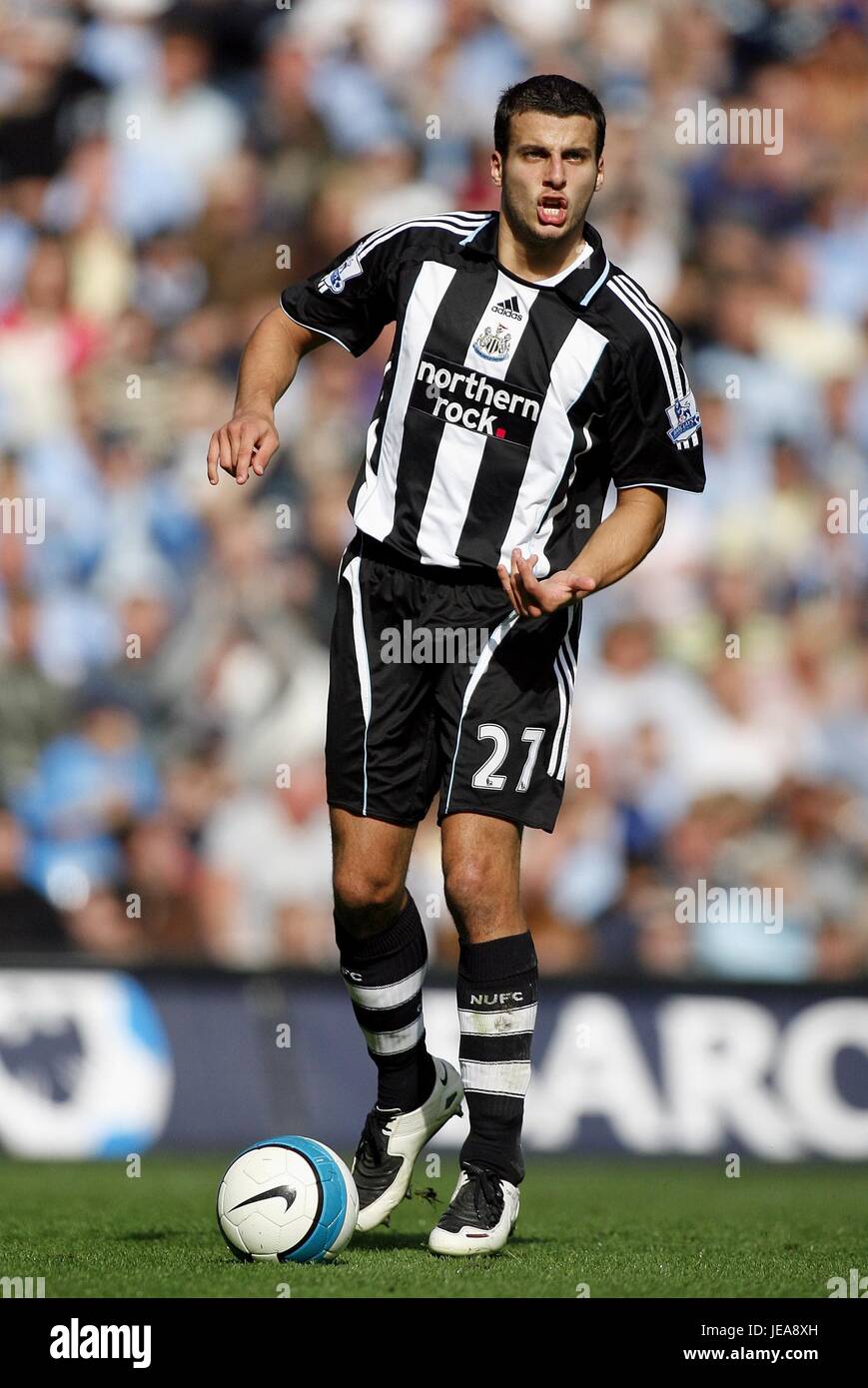 STEVEN TAYLOR NEWCASTLE UNITED FC CITY OF MANCHESTER STADIUM MANCHESTER ...
