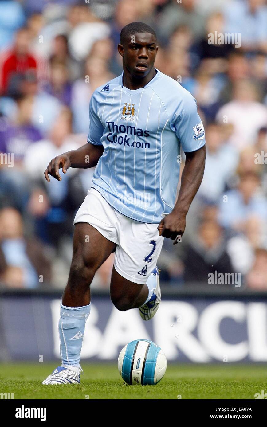 MICAH RICHARDS MANCHESTER CITY FC CITY OF MANCHESTER STADIUM MANCHESTER ...