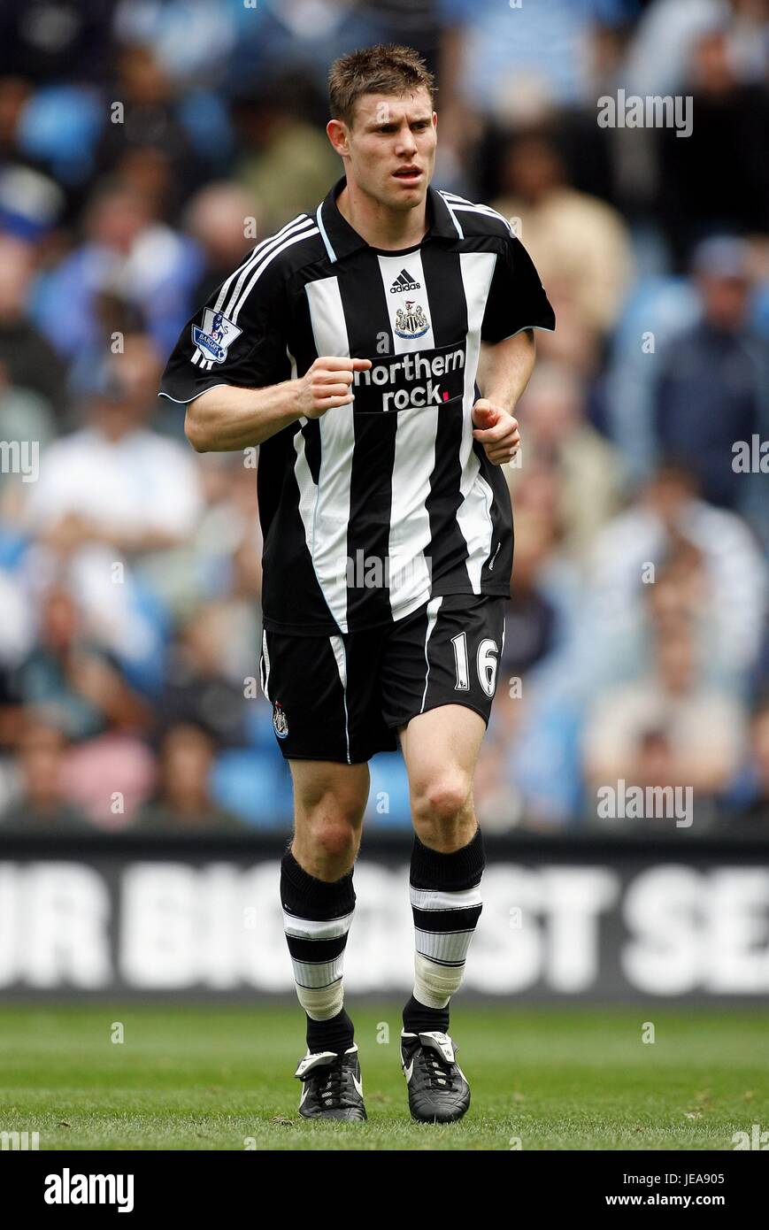 JAMES MILNER NEWCASTLE UNITED FC CITY OF MANCHESTER STADIUM MANCHESTER ...