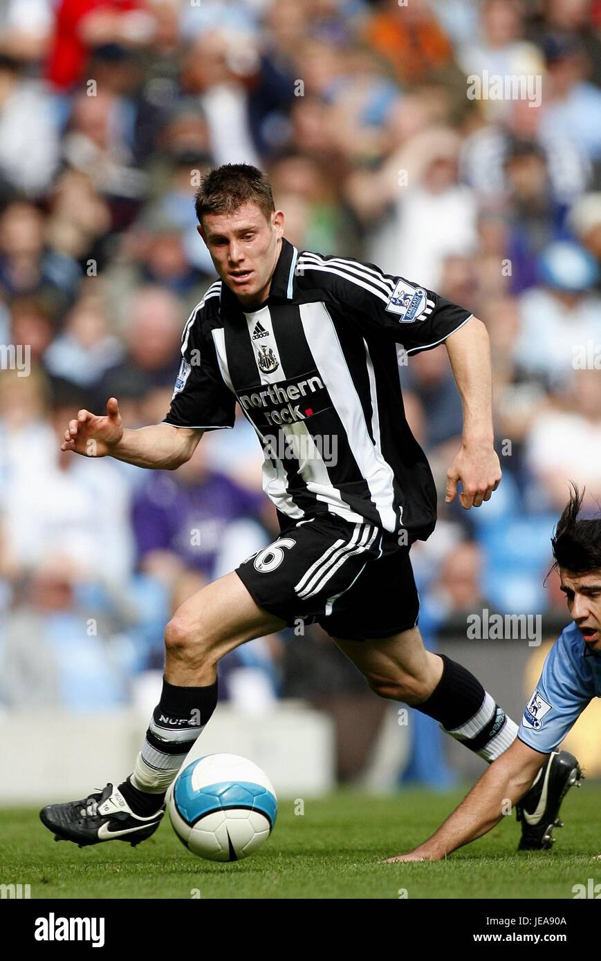 JAMES MILNER NEWCASTLE UNITED FC CITY OF MANCHESTER STADIUM MANCHESTER ...