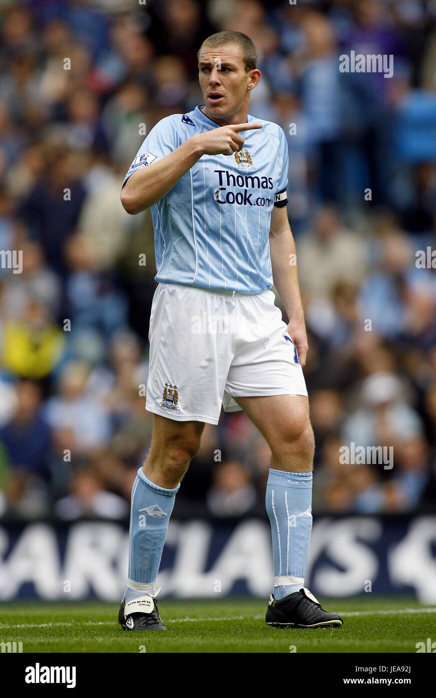 RICHARD DUNNE MANCHESTER CITY FC CITY OF MANCHESTER STADIUM MANCHESTER ...