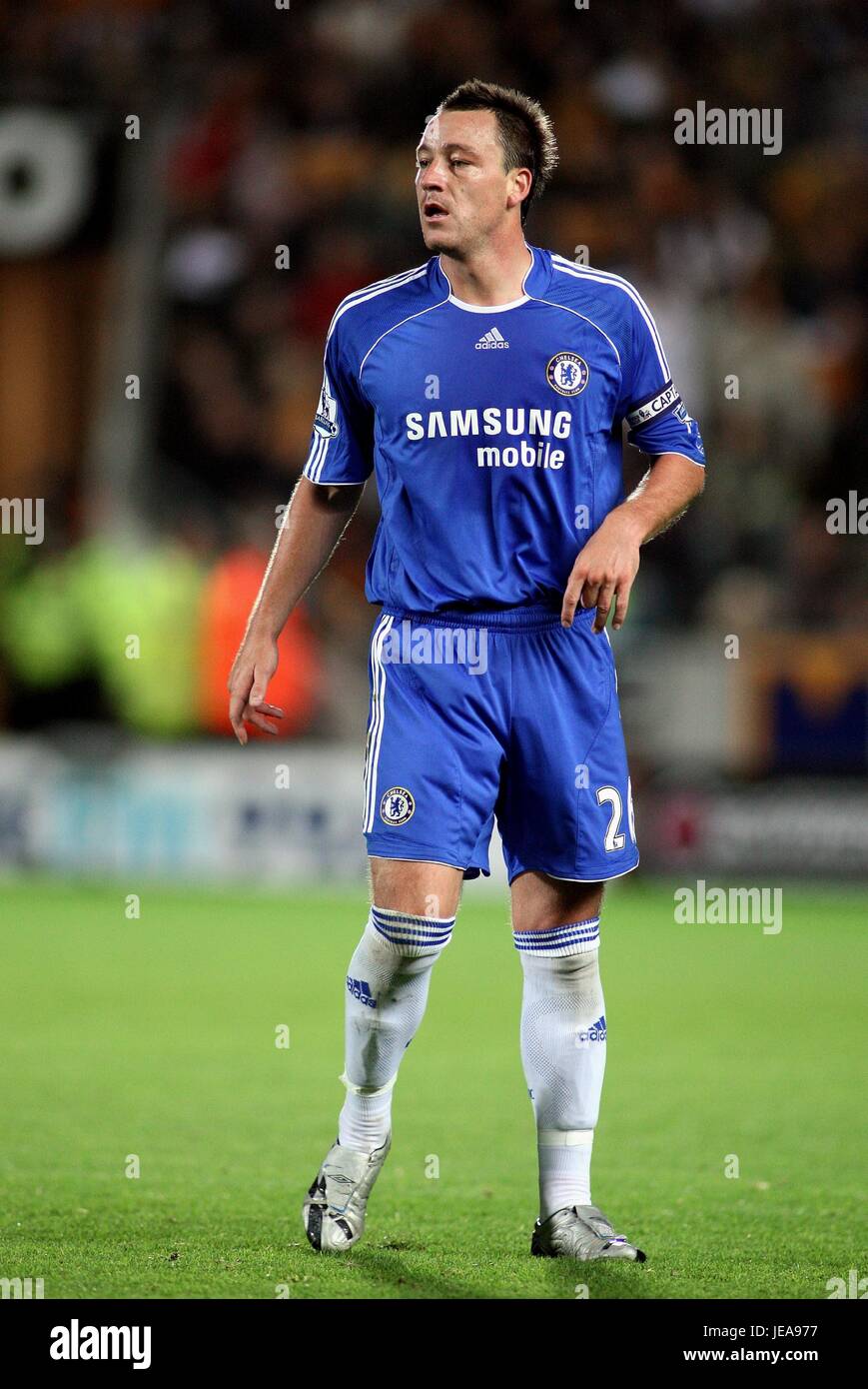 JOHN TERRY CHELSEA FC KC STADIUM HULL ENGLAND 26 September 2007 Stock ...