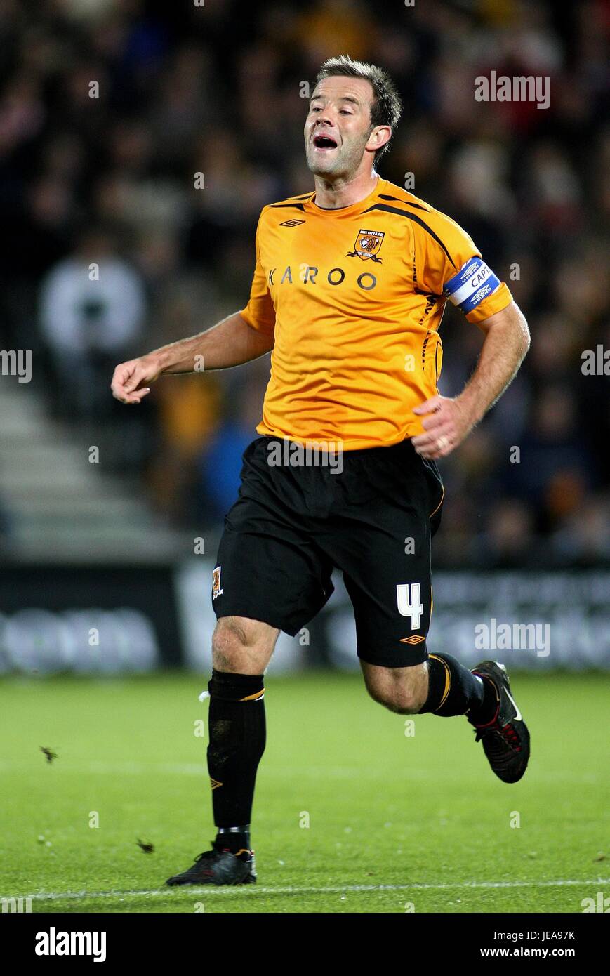 IAN ASHBEE HULL CITY FC KC STADIUM HULL ENGLAND 26 September 2007 Stock ...