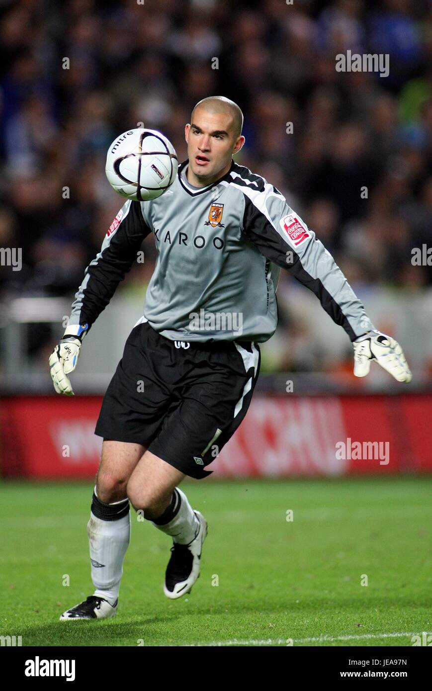 BO MYHILL HULL CITY FC KC STADIUM HULL ENGLAND 26 September 2007 Stock ...