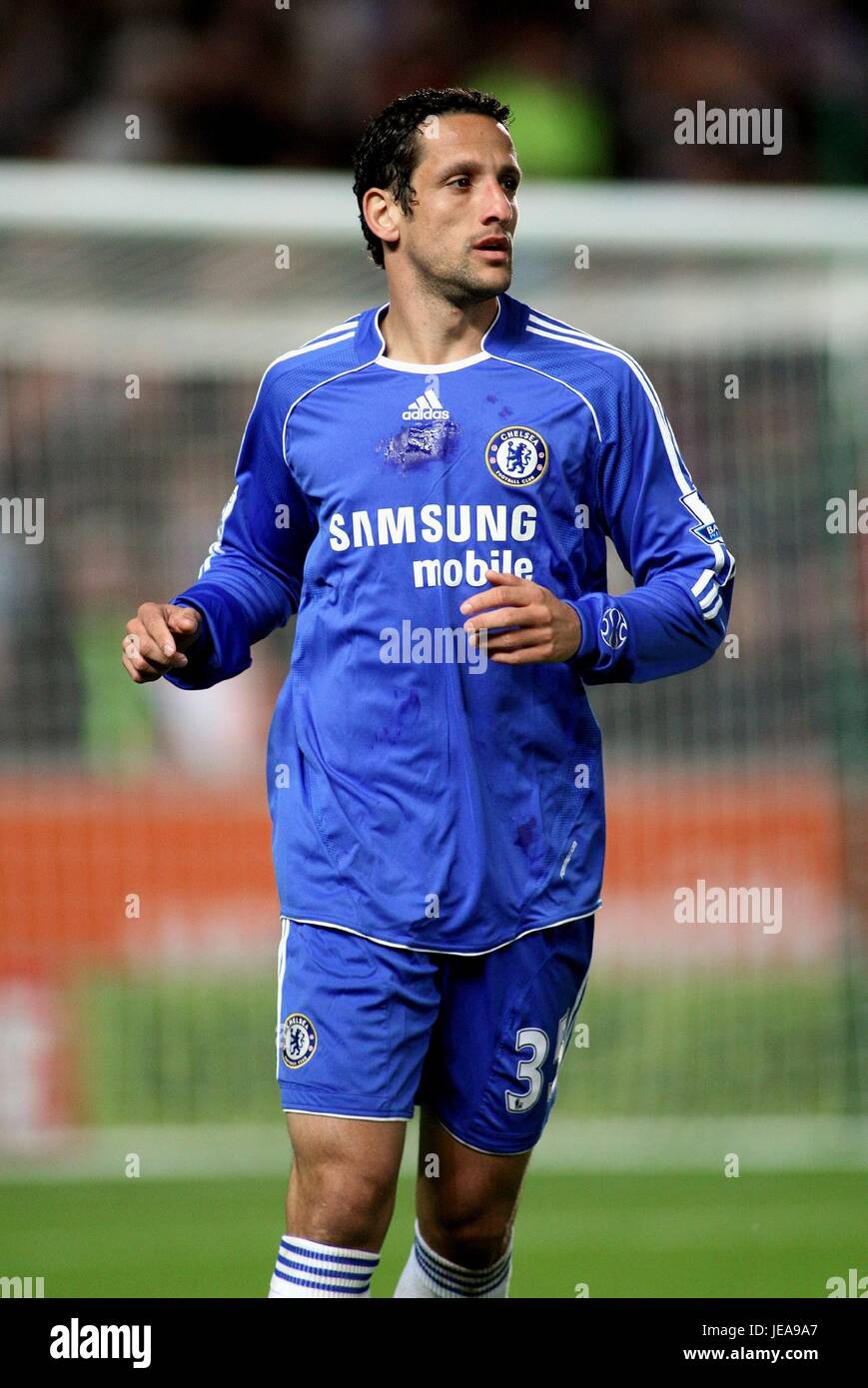JULIANO BELLETTI CHELSEA FC KC STADIUM HULL ENGLAND 26 September 2007 ...