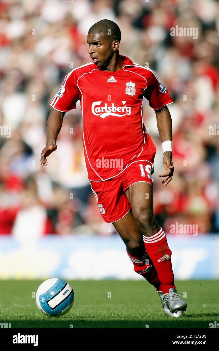 RYAN BABEL LIVERPOOL FC ANFIELD LIVERPOOL ENGLAND 22 September 2007 ...