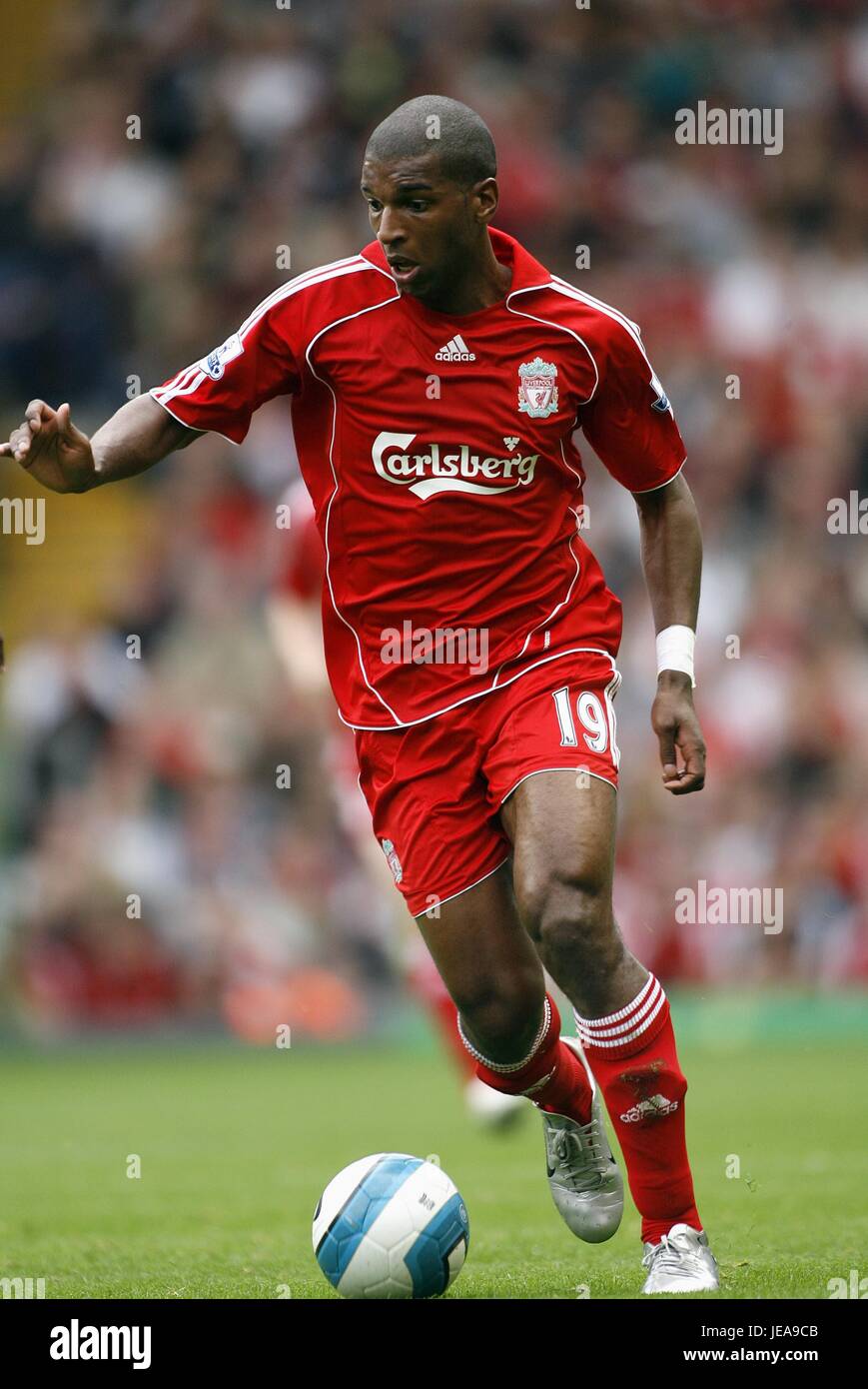 RYAN BABEL LIVERPOOL FC ANFIELD LIVERPOOL ENGLAND 22 September 2007 ...