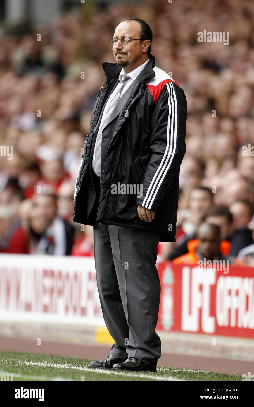 RAFA BENITEZ LIVERPOOL FC MANAGER ANFIELD LIVERPOOL ENGLAND 22 ...