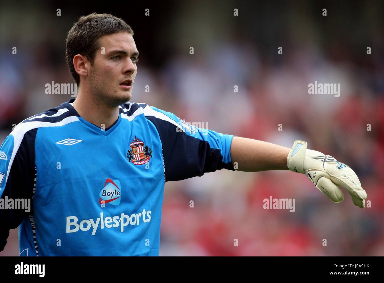 CRAIG GORDON SUNDERLAND FC RIVERSIDE STADIUM MIDDLESBROUGH ENGLAND 22 ...