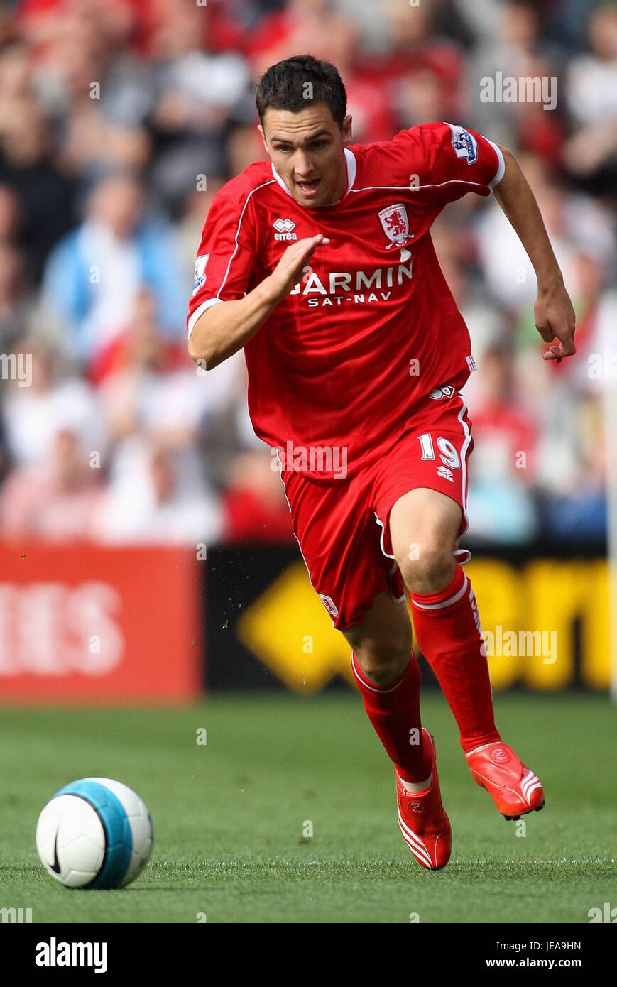 STEWART DOWNING MIDDLESBROUGH FC RIVERSIDE STADIUM MIDDLESBROUGH ...