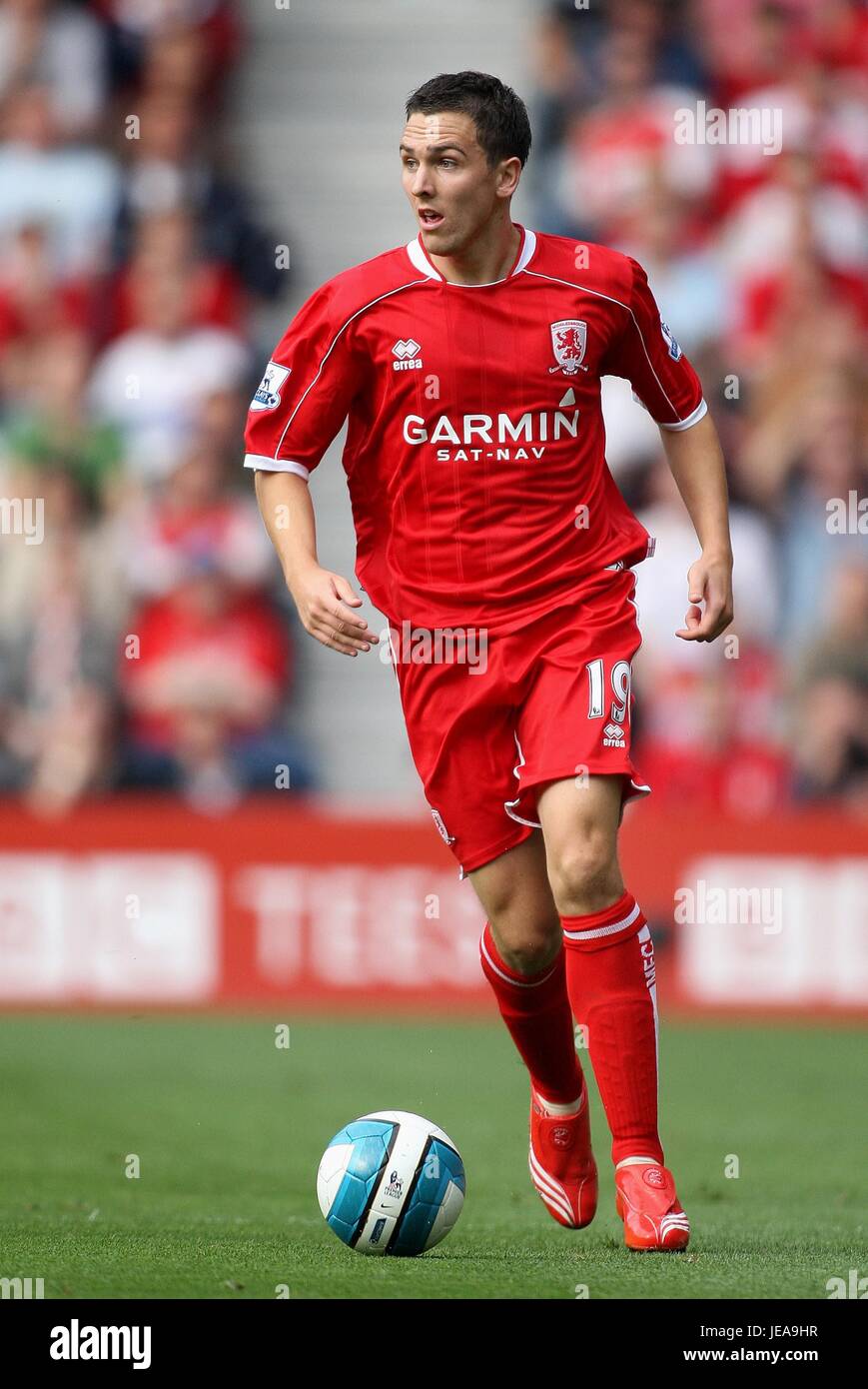 STEWART DOWNING MIDDLESBROUGH FC RIVERSIDE STADIUM MIDDLESBROUGH ...