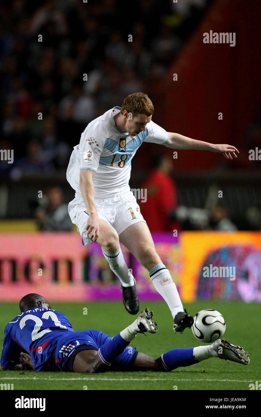 STEPHEN PEARSON LASSANA DIARRA FRANCE V SCOTLAND PARC DES PRINCES PARIS ...
