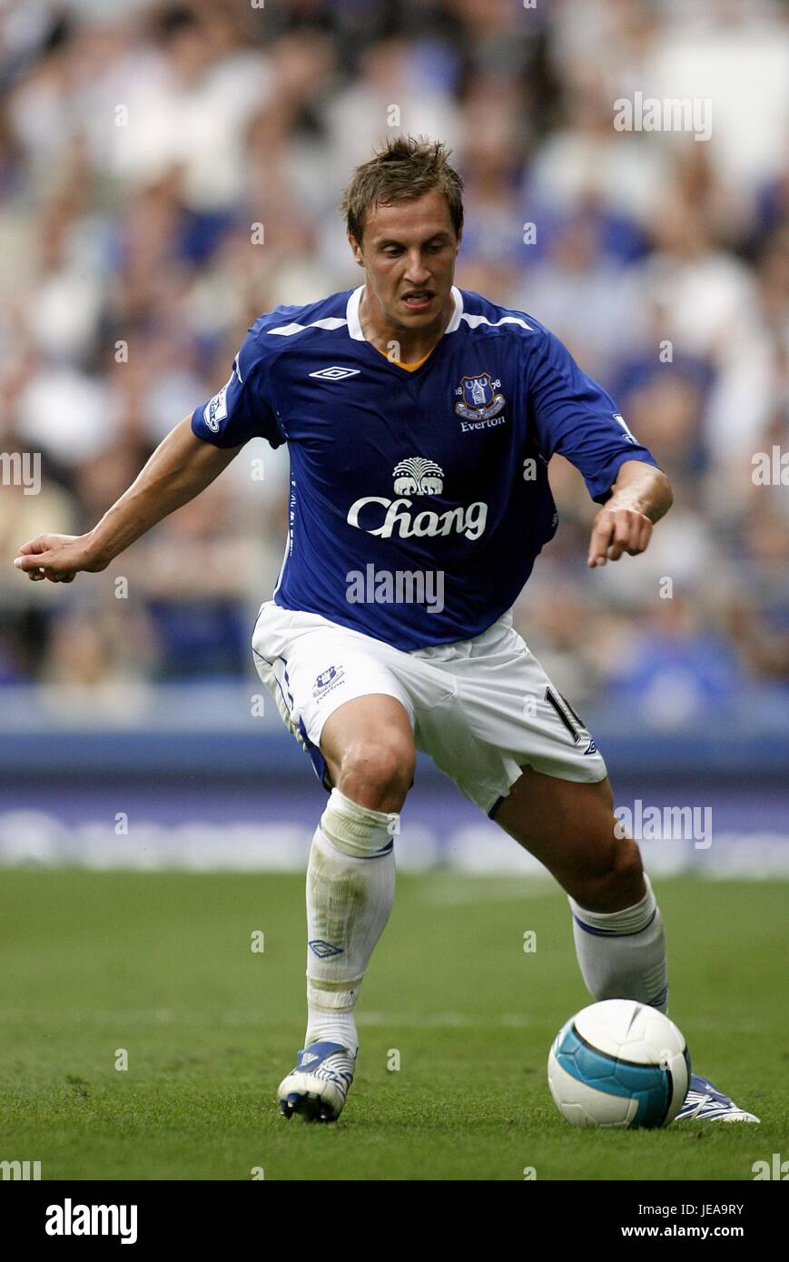 PHIL JAGIELKA EVERTON FC GOODISON PARK LIVERPOOL ENGLAND 15 September ...