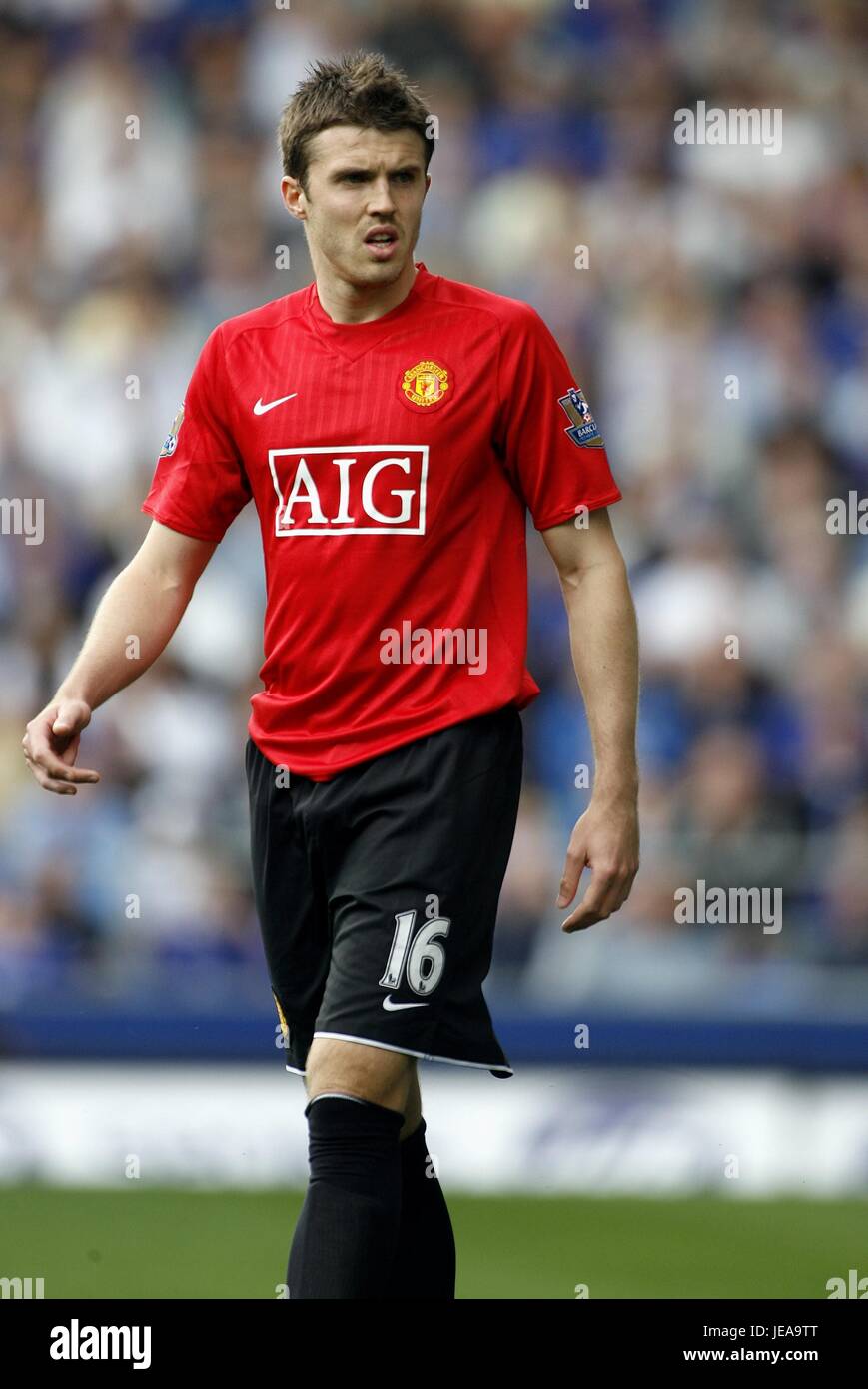 MICHAEL CARRICK MANCHESTER UNITED FC GOODISON PARK LIVERPOOL ENGLAND 15 ...